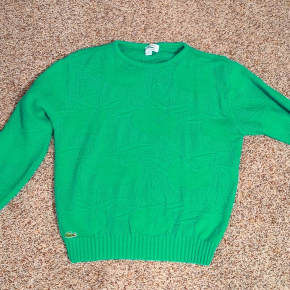 Lacoste | Sweaters | Vintage Izod Lacoste Green Sweater | Poshmark